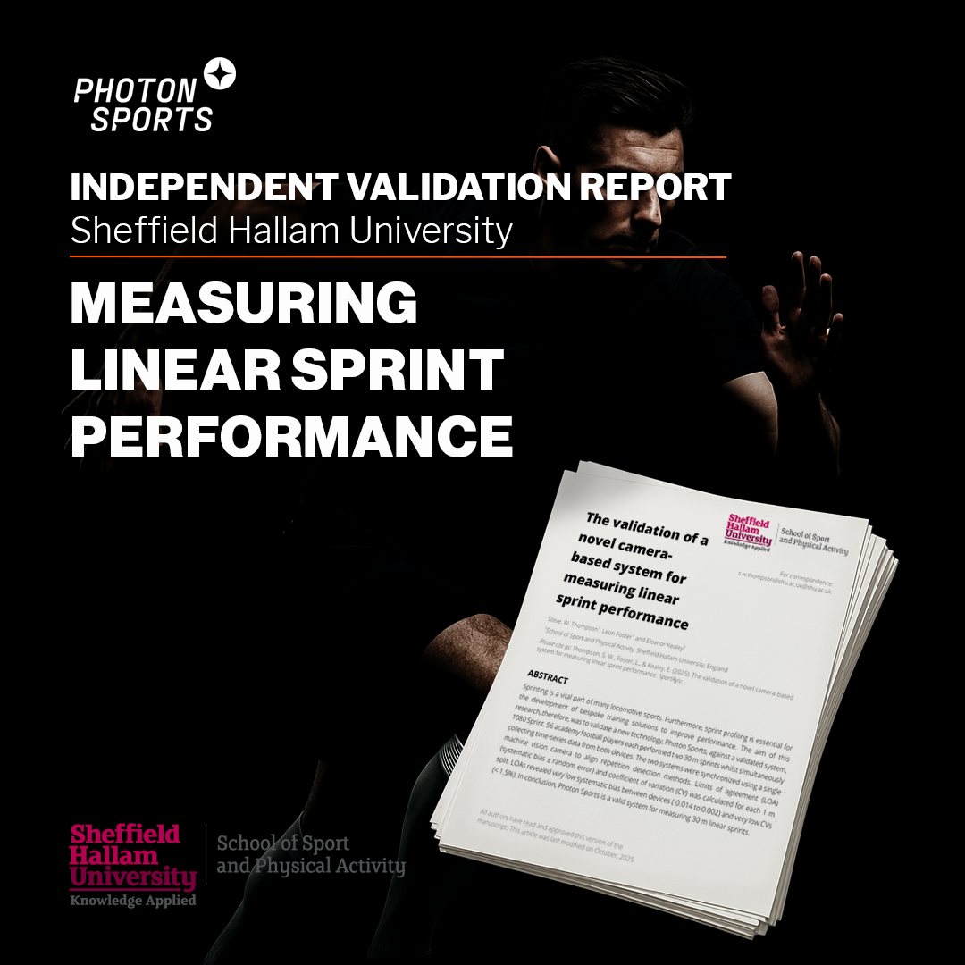 Photon Sports Receives Independent Validation from Sheffield Hallam ...